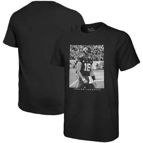 MAJESTIC THREADS Trevor Lawrence Jacksonville Jaguars Oversized Player Image T-shirt - Black