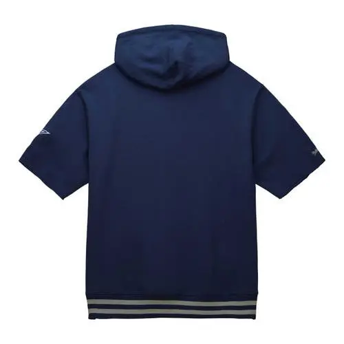 Mitchell & Ness Dallas Cowboys Pre-game Short Sleeve Pullover Hoodie