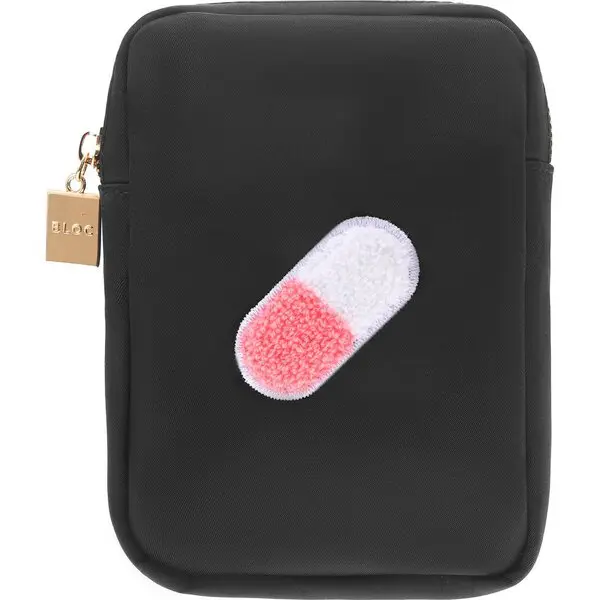 BLOC BAGS Mini Pill Cosmetics Bag - Black