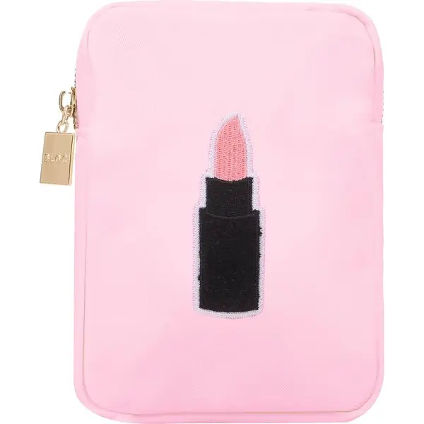 BLOC BAGS Mini Lipstick Cosmetics Bag - Baby Pink