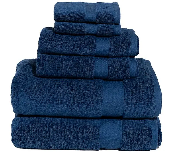 ROYAL VELVET Signature Solid 6 Piece Towel Set - One-color