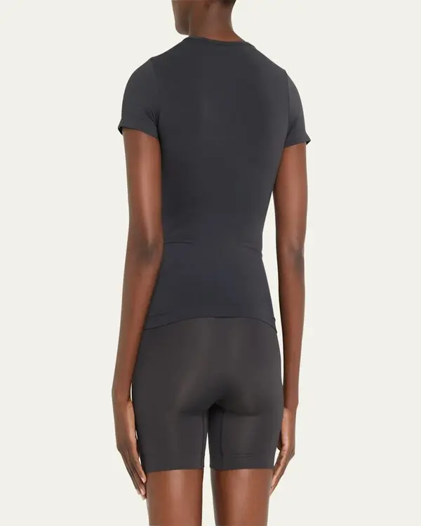 SKIMS Soft Smoothing Short-sleeve T-shirt - Eclipse