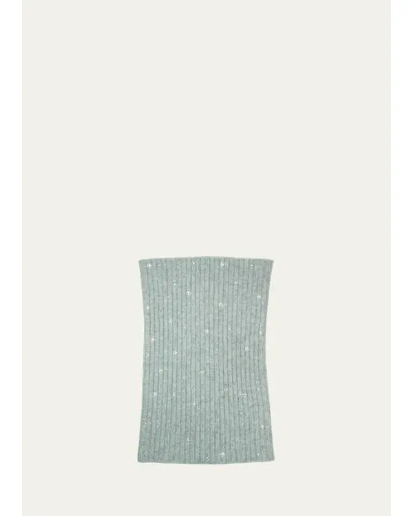 Portolano Embellished Cashmere Scarf