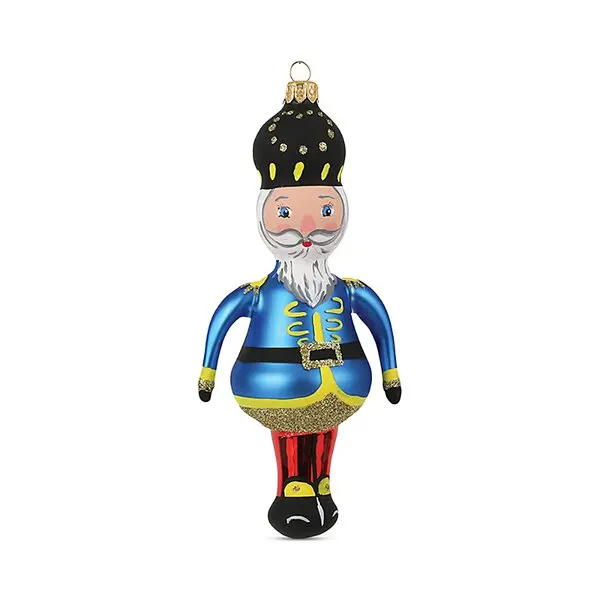 VIETRI Nutcrackers Figural Blue Nutcracker Ornament