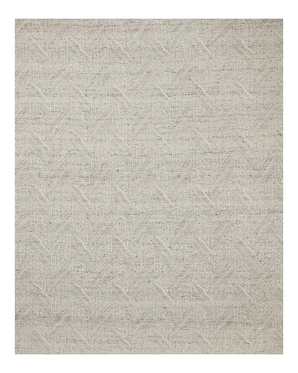 LOLOI Raven Rav-01 Area Rug, 11'6 X 15 - Silver