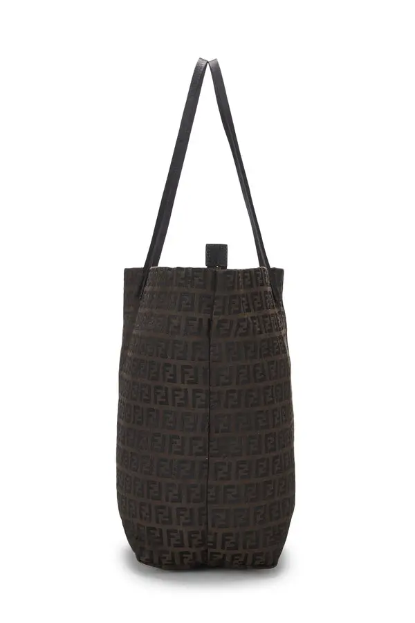 Fendi Zucchino Canvas Roll Tote