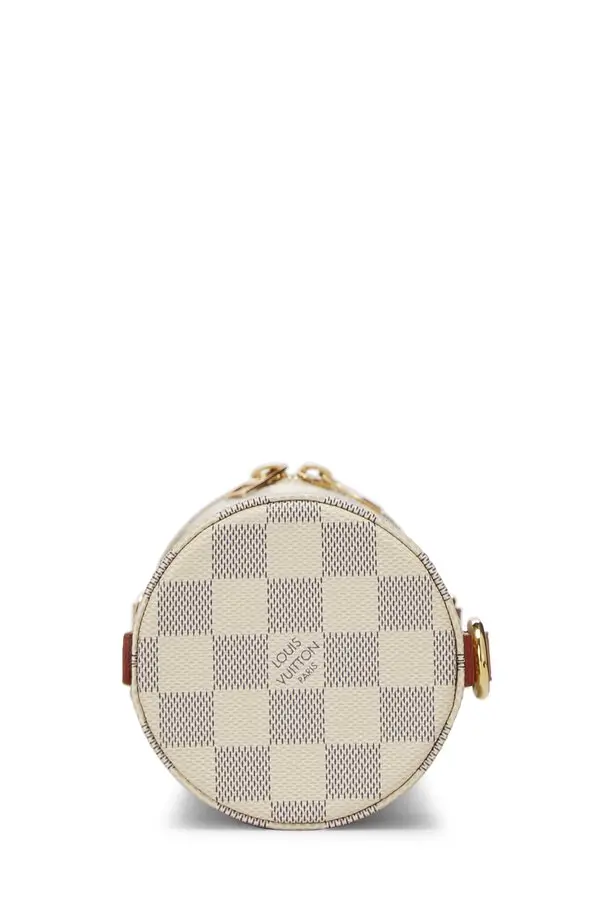 LOUIS VUITTON Damier Azur Porte-bouteille - White