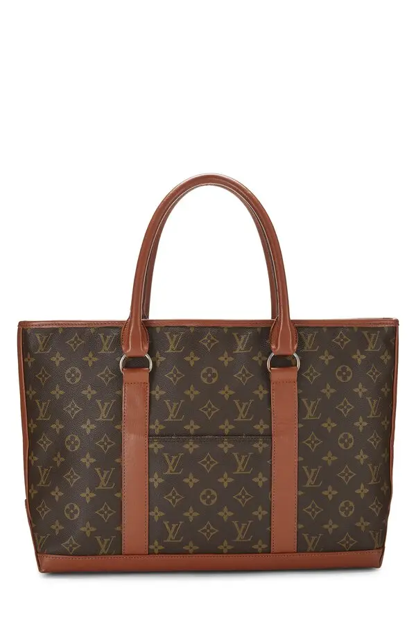 LOUIS VUITTON Monogram Canvas Sac Weekend Tote - Brown