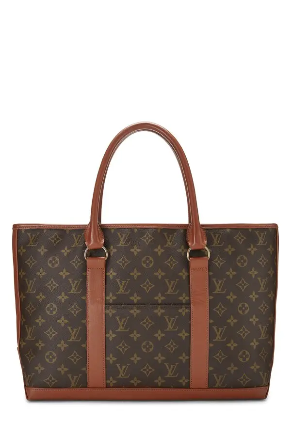 LOUIS VUITTON Monogram Canvas Sac Weekend Tote