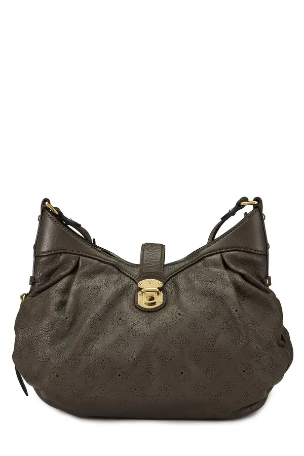 LOUIS VUITTON Monogram Mahina Leather Xs Bag - Brown