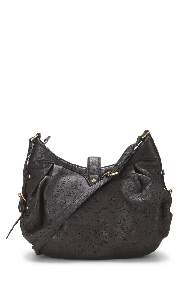 LOUIS VUITTON Monogram Mahina Leather Xs Bag - Brown