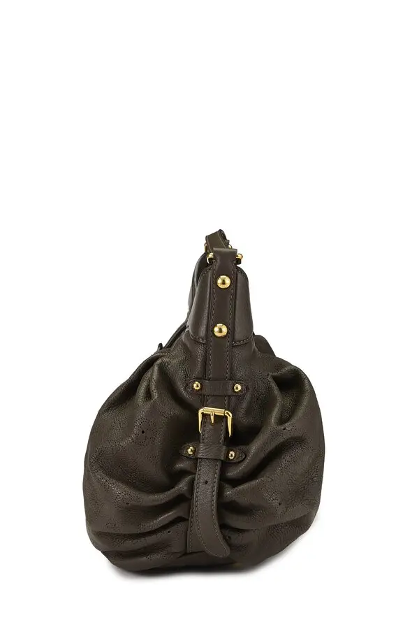 LOUIS VUITTON Monogram Mahina Leather Xs Bag - Brown