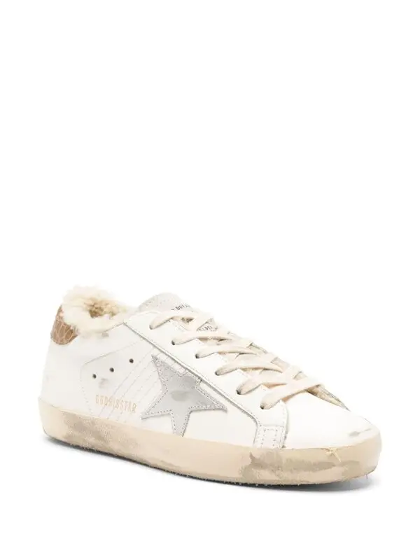 GOLDEN GOOSE Super-star Leather Sneakers - White