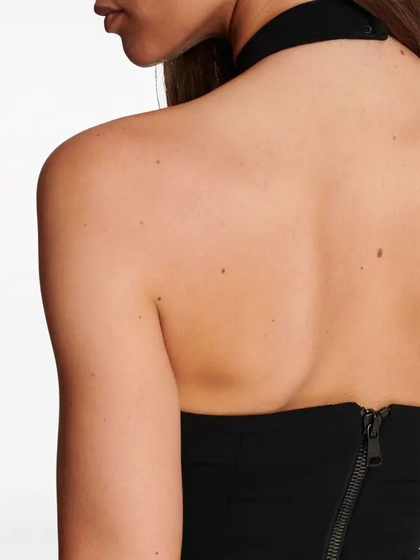 Balmain Baroque Embroidered Sleeveless Top