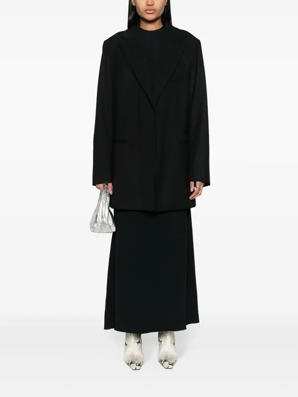 Gauchère Notched-lapels Single-breasted Coat