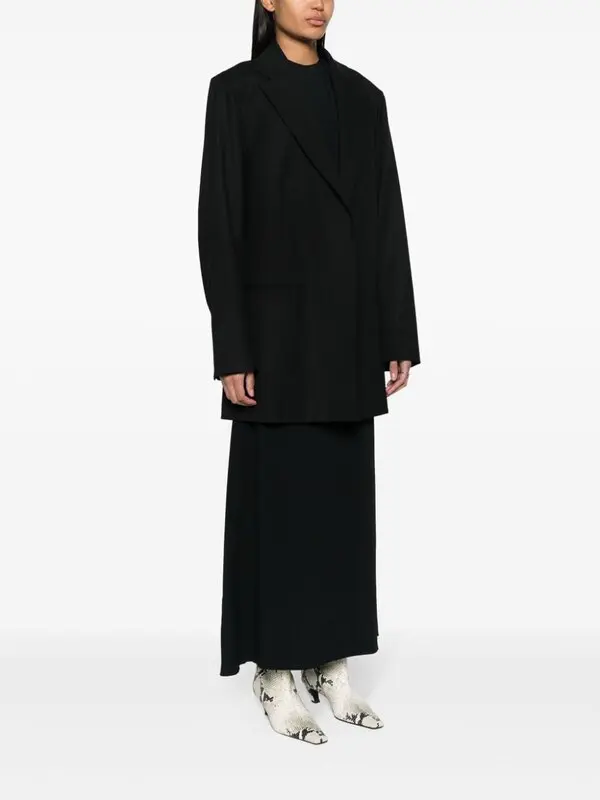 Gauchère Notched-lapels Single-breasted Coat