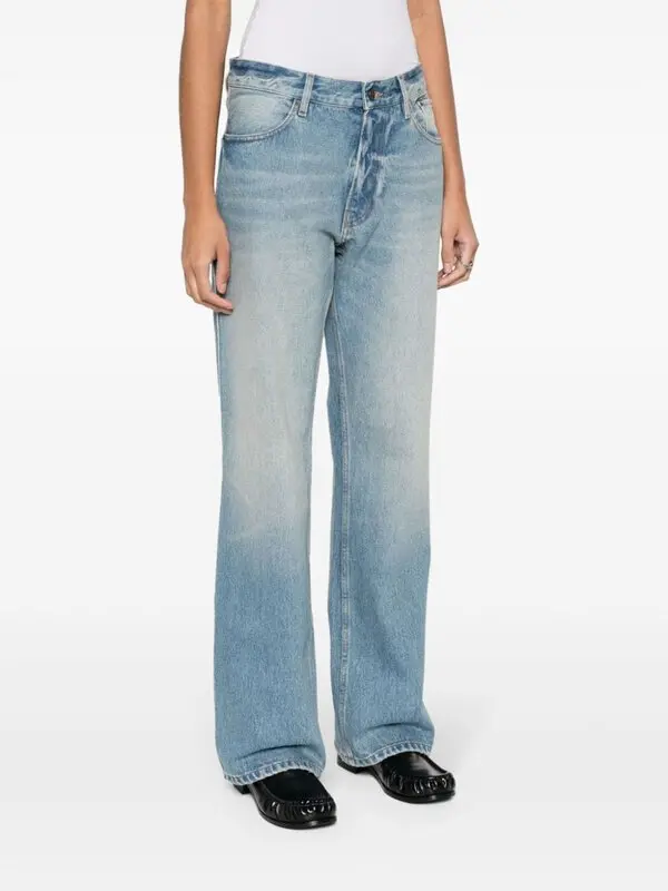 Gauchère Low-rise Wide-leg Jeans