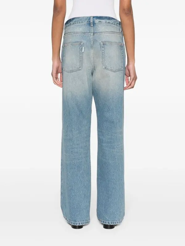 Gauchère Low-rise Wide-leg Jeans