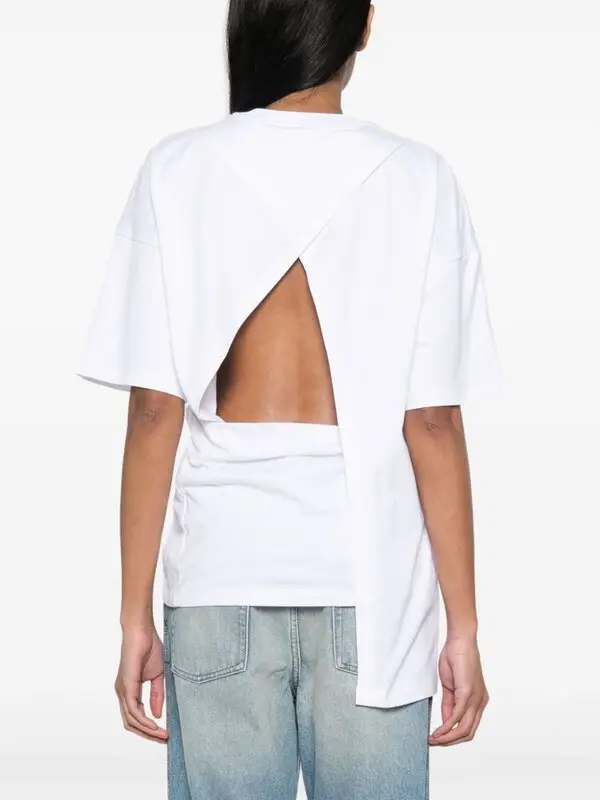 Gauchere Asymmetric Cotton T-shirt