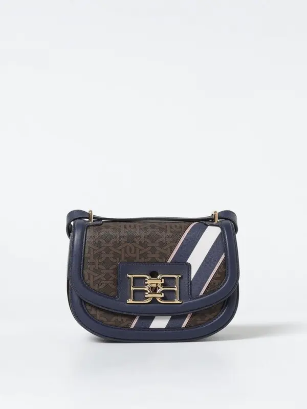 Bally Coated Fabric And Leather Bag