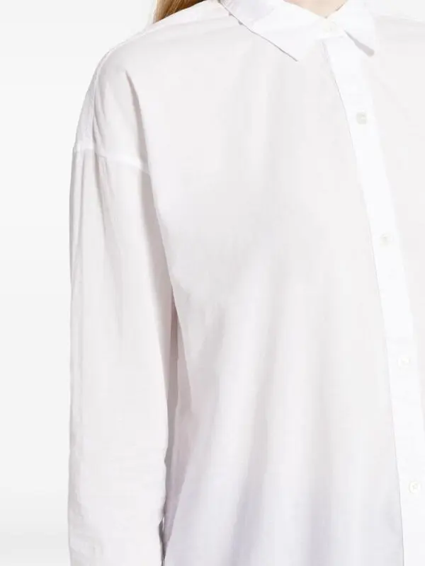 JAMES PERSE Spread-collar Poplin Shirt - White