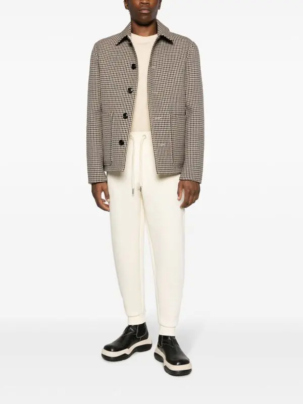 Ami Logo Patch Track Pants - White