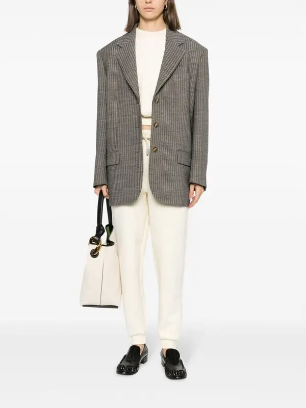 Ami Logo Patch Track Pants - White
