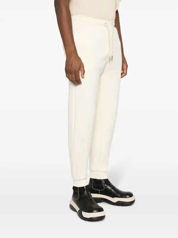 Ami Logo Patch Track Pants - White