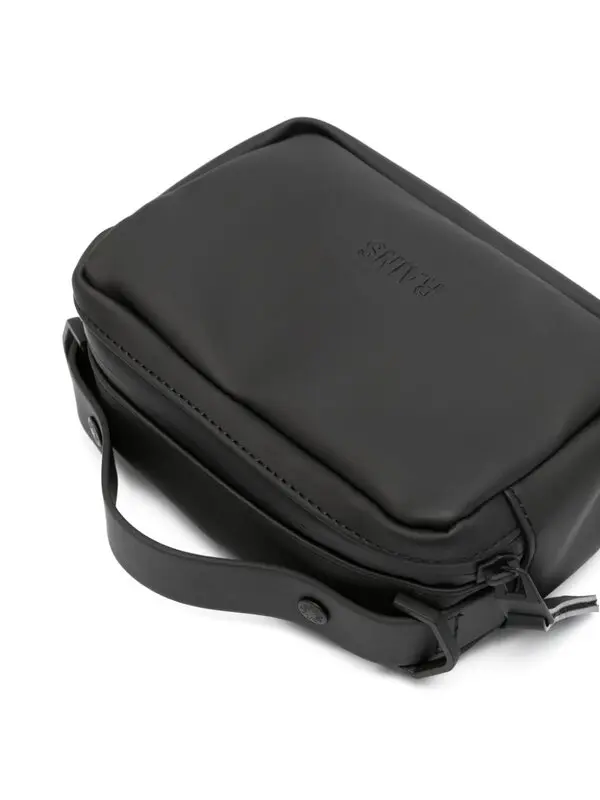 Rains Faux-leather Shoulder Bag - Black