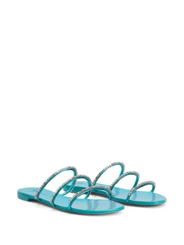 GIUSEPPE ZANOTTI Rhinestone-embellished Sandals