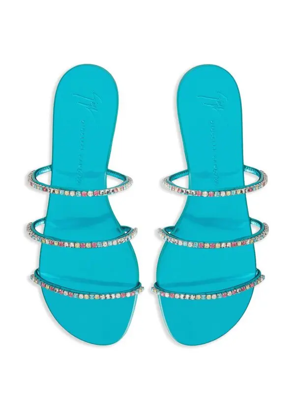 GIUSEPPE ZANOTTI Rhinestone-embellished Sandals