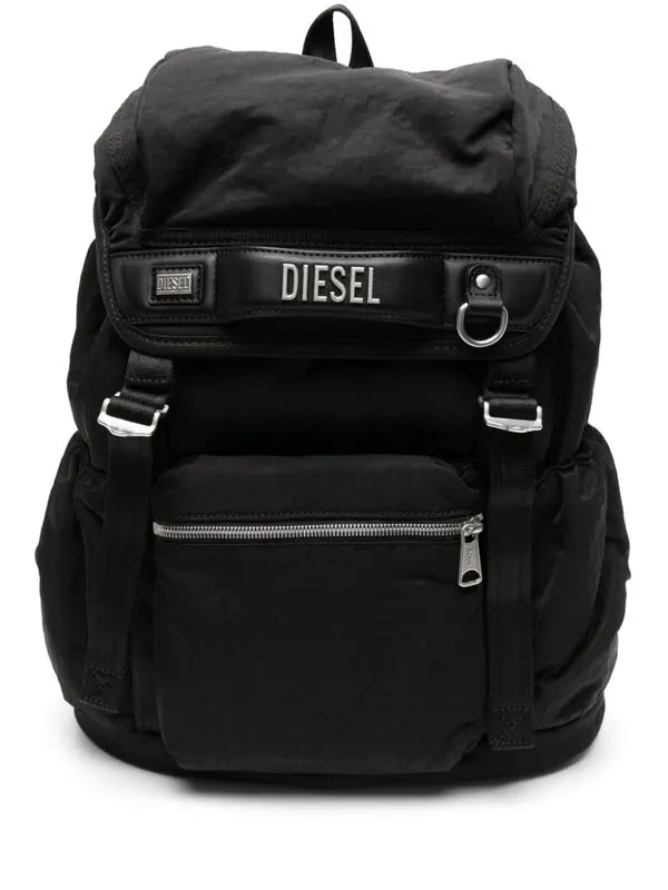 Diesel® Logos Backpack - Black | Editorialist
