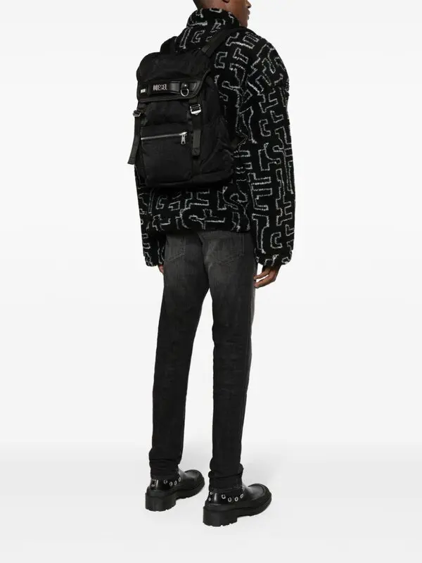 Diesel® Logos Backpack - Black | Editorialist