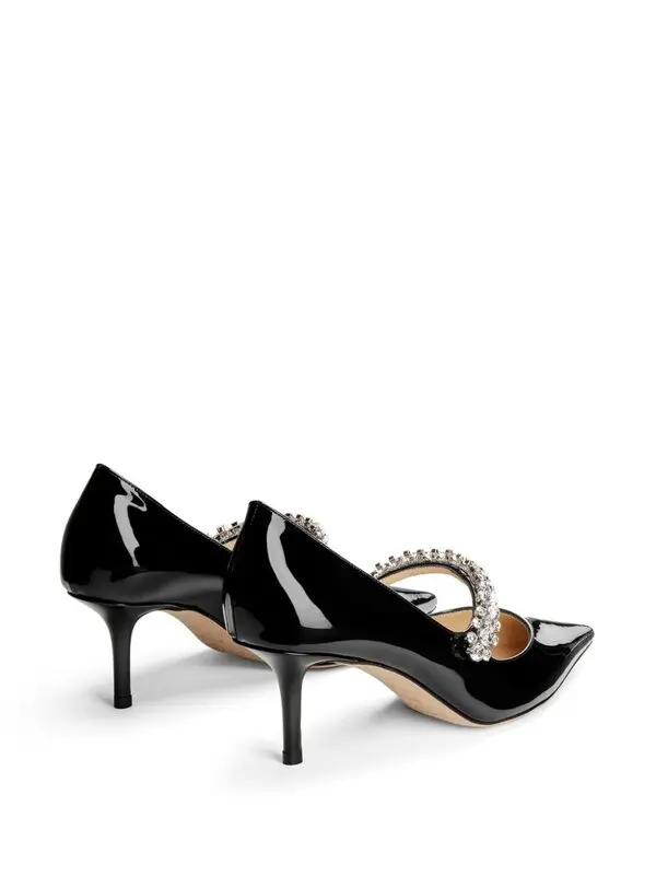 JIMMY CHOO Bing 65mm Patent Leather Pumps - Black