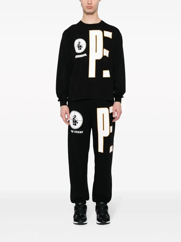 NEIGHBORHOOD X Public Enemy Logo-print Track Pants