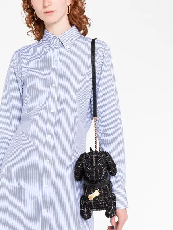 Thom Browne Logo-patch Striped Maxi Shirtdress