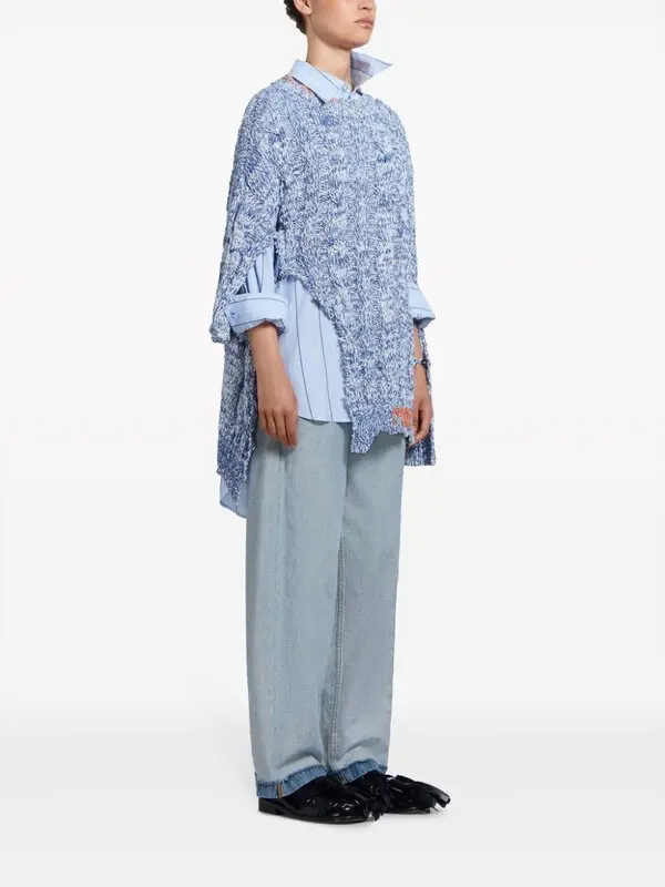 Marni Long-length Striped Cotton Shirt