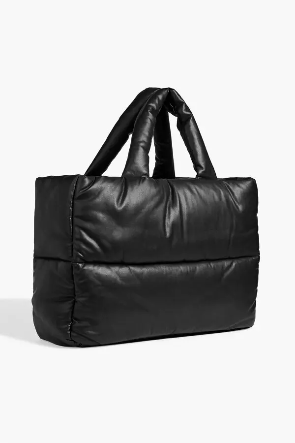 STAND STUDIO Dafne Quilted Faux Leather Tote