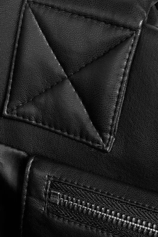 STAND STUDIO Dafne Quilted Faux Leather Tote