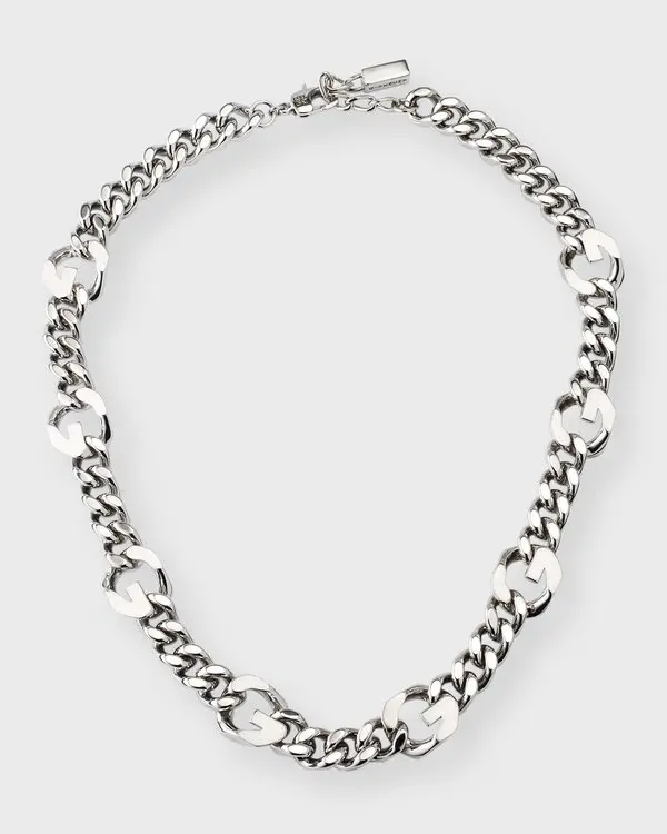 Givenchy G Chain Necklace - Silver