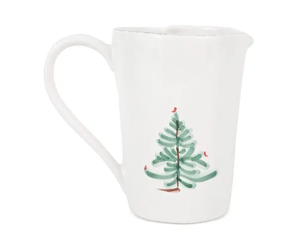 VIETRI Lastra Holiday Pitcher
