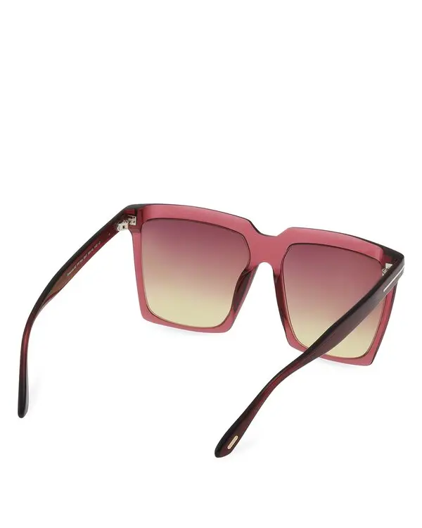 TOM FORD Square Sunglasses, 58mm