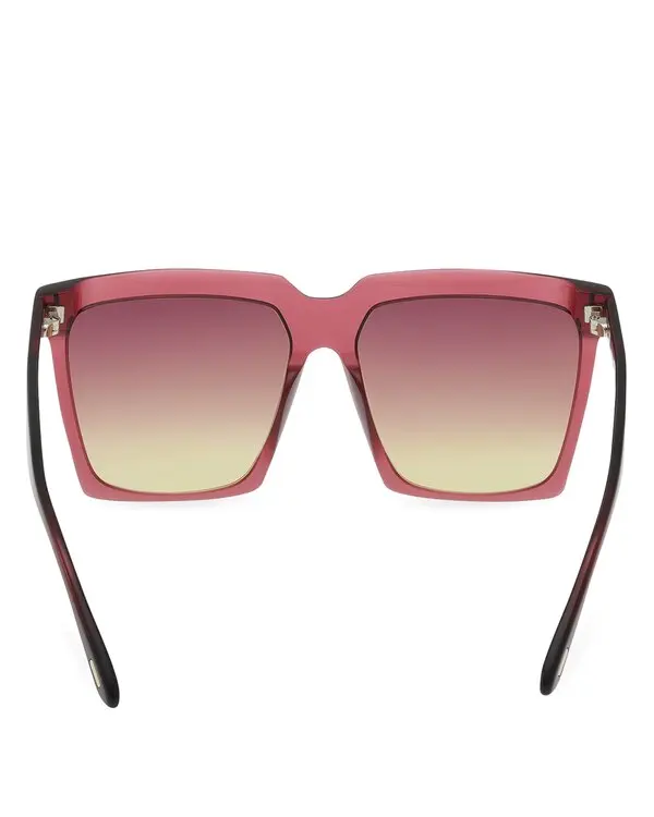 TOM FORD Square Sunglasses, 58mm