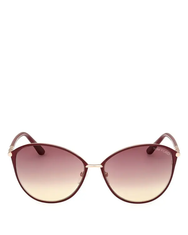 TOM FORD 59mm Round Frame Sunglasses