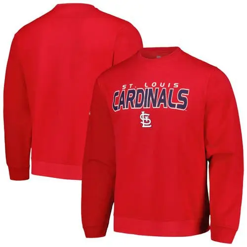 STITCHES St. Louis Cardinals Pullover Sweatshirt