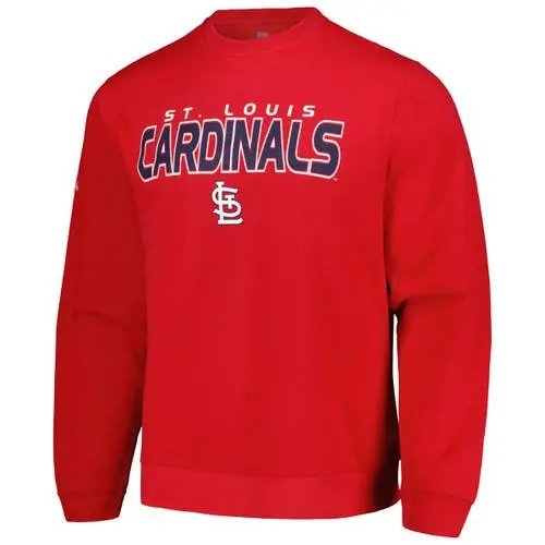 STITCHES St. Louis Cardinals Pullover Sweatshirt