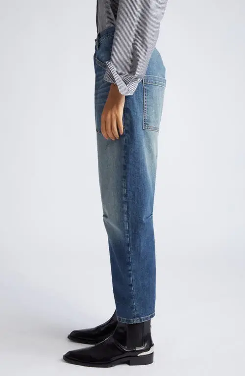 NILI LOTAN Shon Barrel Jeans - Classic Wash