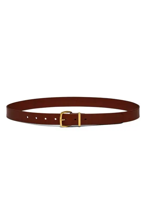 Madewell Essential Leather Belt - Warm Cinnamon