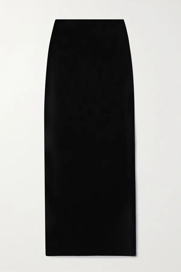 Wardrobe.NYC Velvet Maxi Skirt