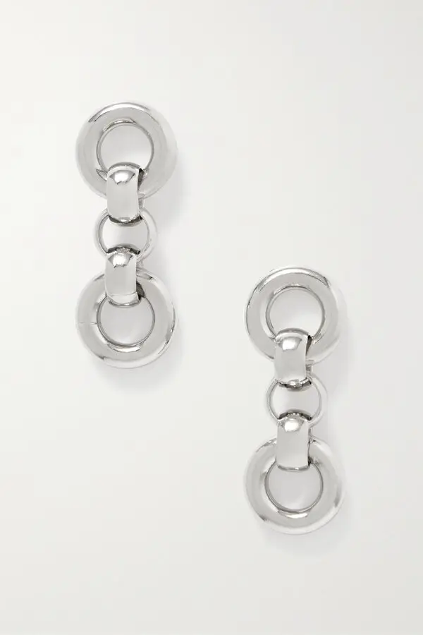 LAURA LOMBARDI Net Sustain Cinzia Earrings - Silver